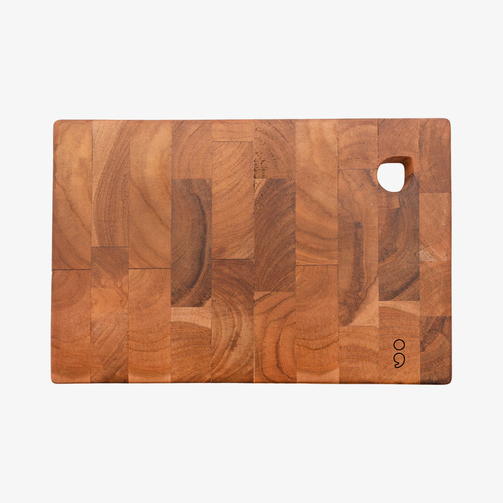 Teak træ skærebræt 30x20x2cm – Hamonoya